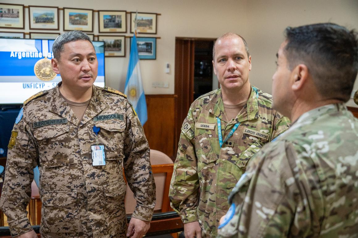 UNFICYP bids farewell to Force Commander Major General Erdenebat Batsuuri | United Nations ...